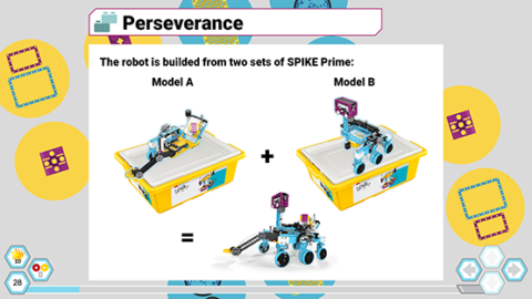 Perseverance SPIKE lesson | ROBORISE-IT Robotics Education